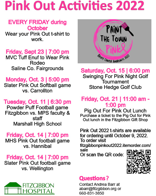 15th Annual Pink Out Events Raise Awareness of Cancer Symptoms ...